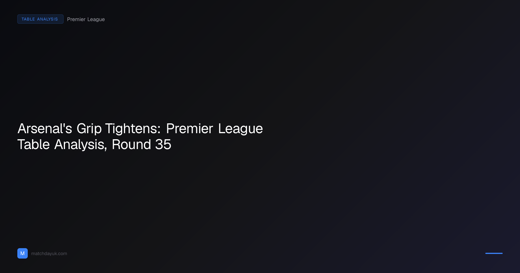 Premier League Table 2025/26: Arsenal lead City by 6 points | MatchDay UK